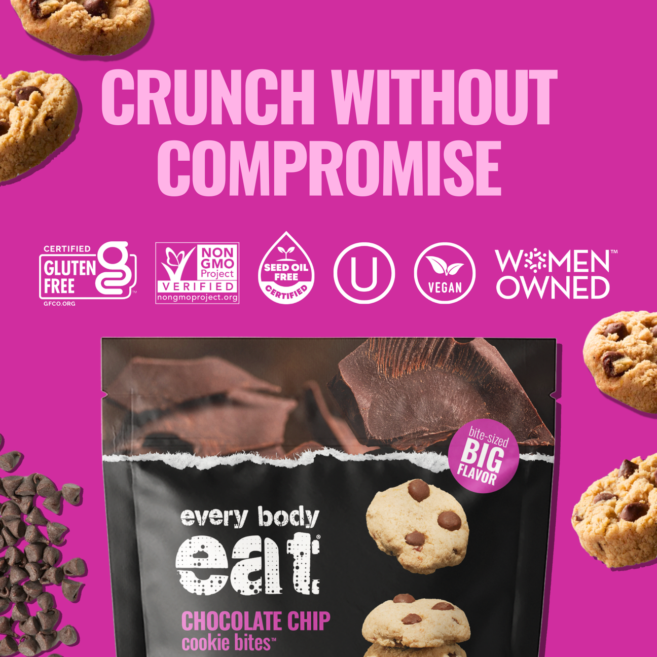Chocolate Chip Cookie Bites | Every Body Eat®