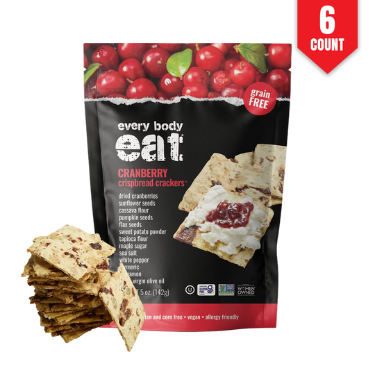 Cranberry Crispbread Crackers | Every Body Eat®